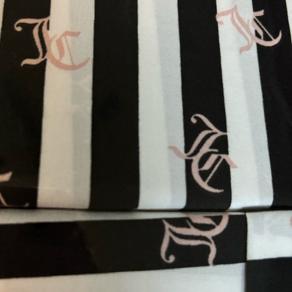 Juicy Couture | Bedding | Juicy Couture Home Black White Stripes With ...